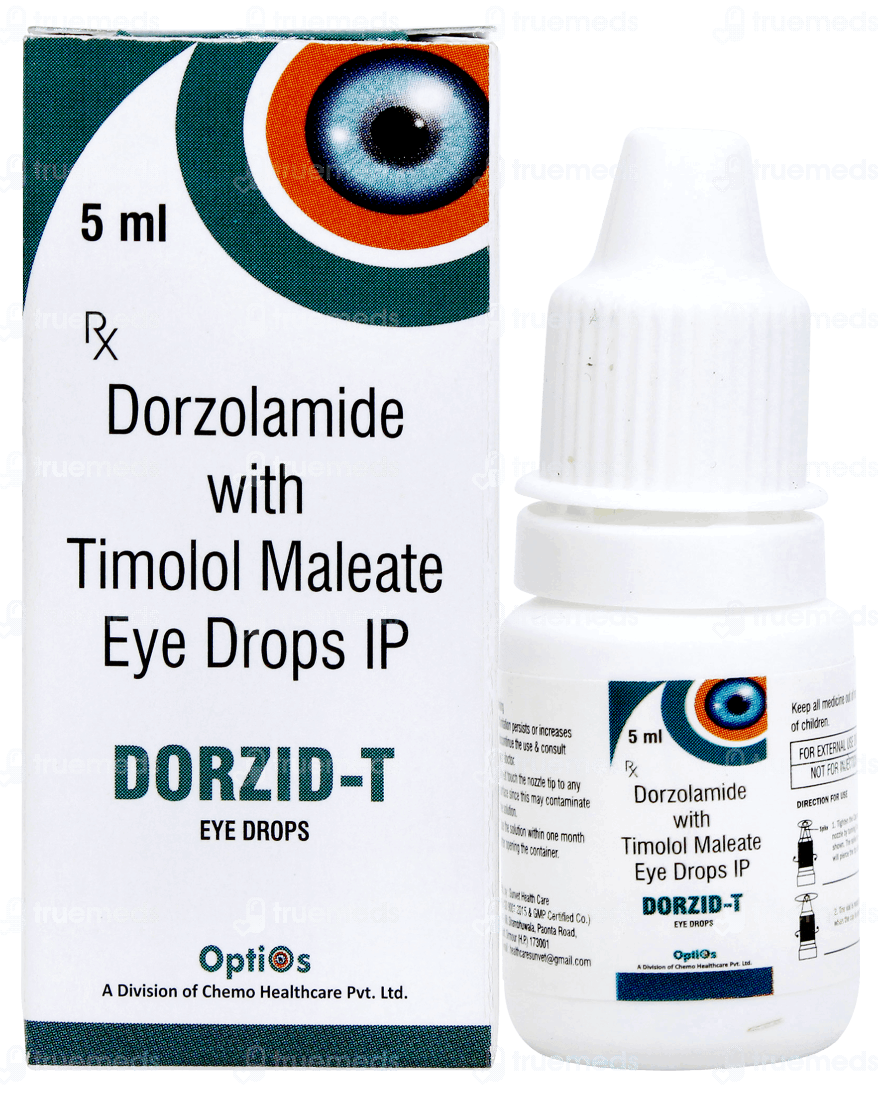 Dorzid T 052 Eye Drpos 5 Ml - Uses, Side Effects, Dosage, Price | Truemeds