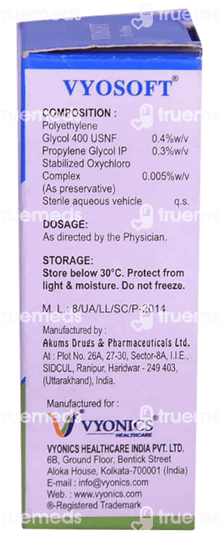 Vyosoft 0.3/0.4 % Eye Drop 10 ML | Order Vyosoft 0.3/0.4 % Eye Drop 10 ...