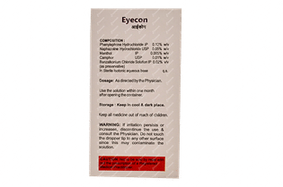 Eyecon Eye Drop 10 Ml - Uses, Side Effects, Dosage, Price | Truemeds