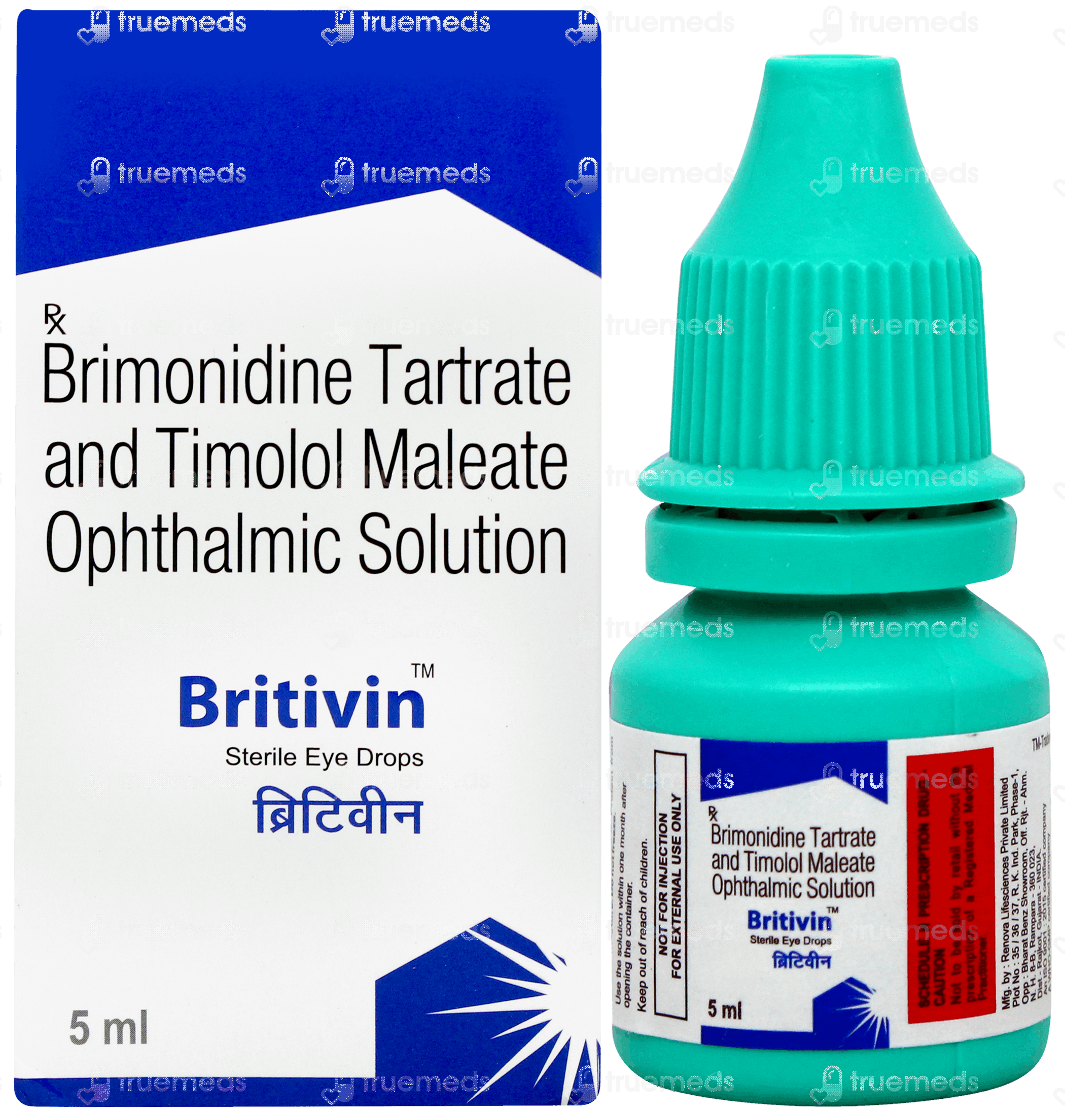 Britivin 05015 Eye Drop 5 Ml - Uses, Side Effects, Dosage, Price | Truemeds