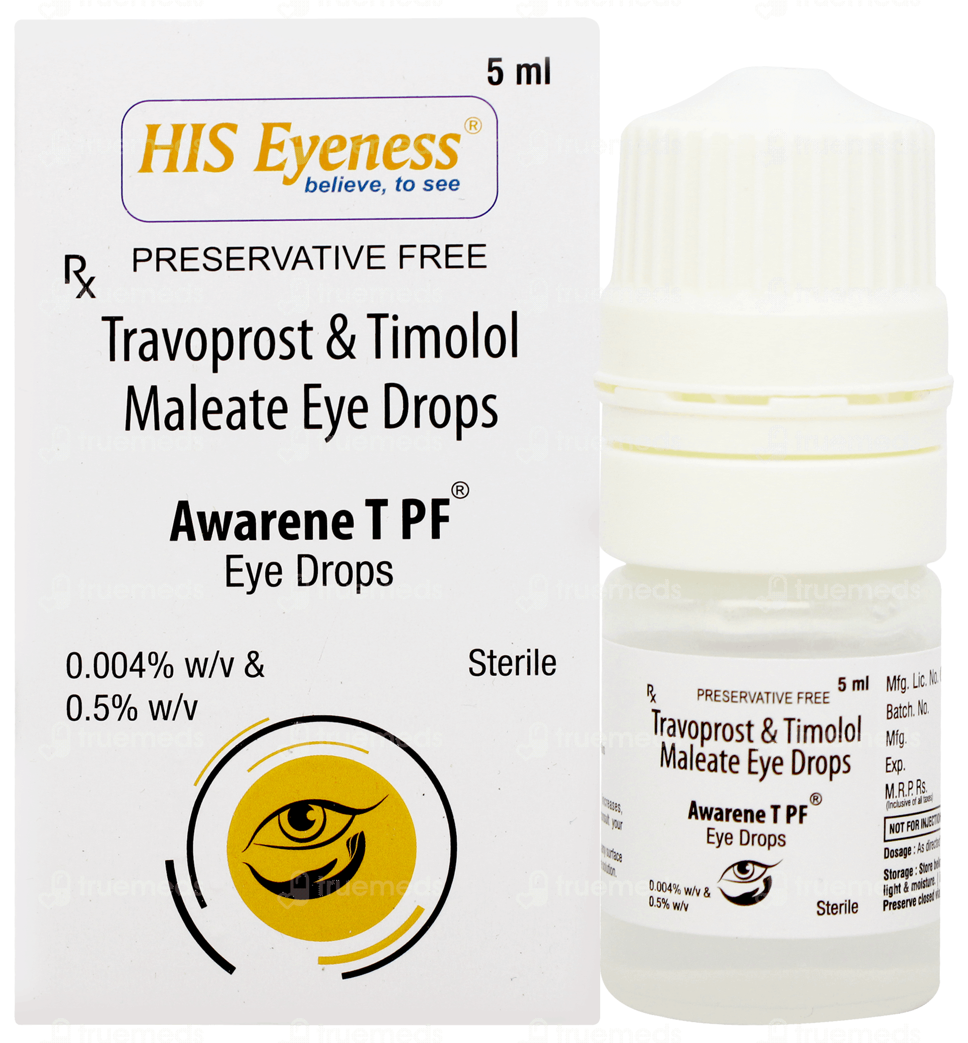 Awarene T Pf 0.5/0.04 % Eye Drop 5 ML | Order Awarene T Pf 0.5/0.04 % ...