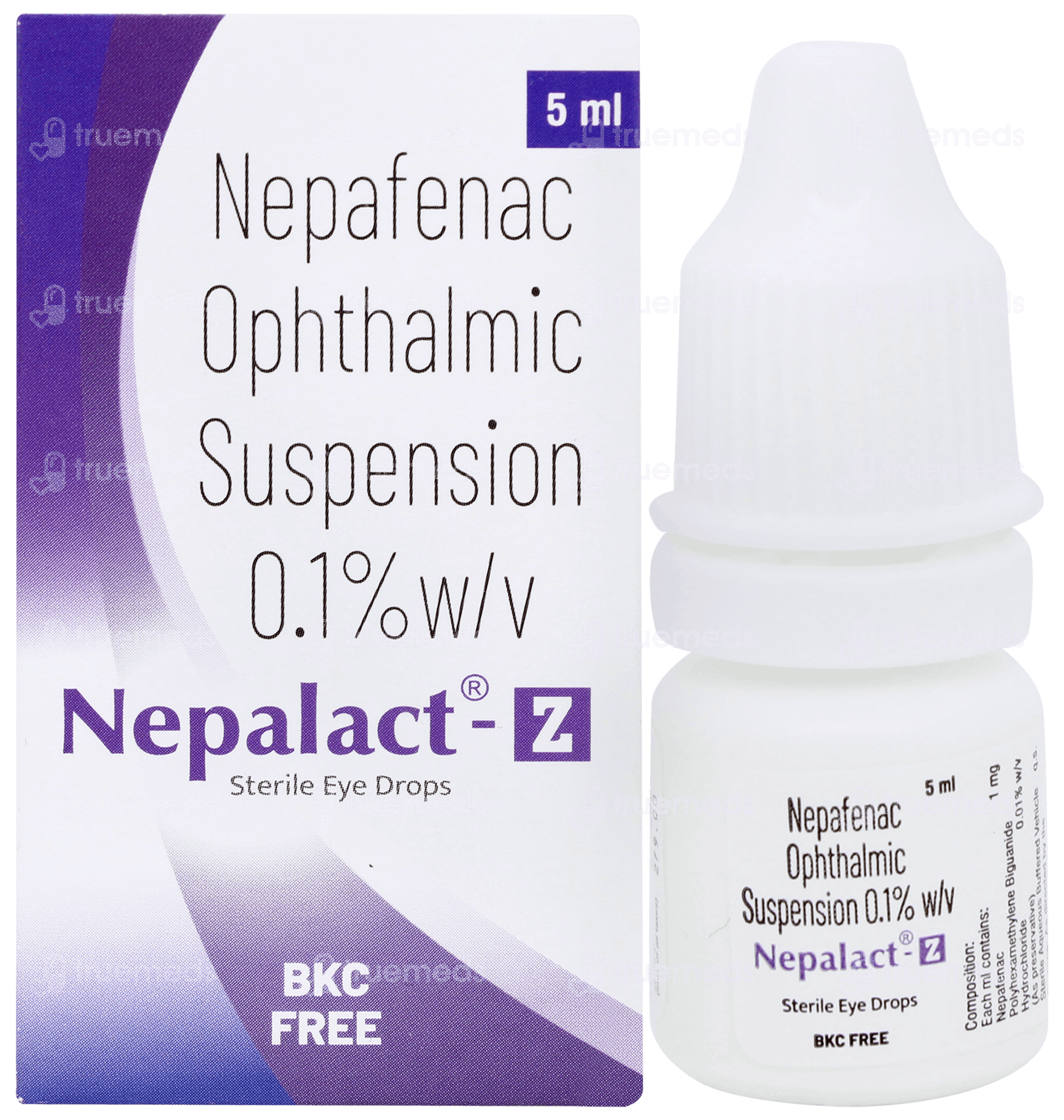 Nepalact Z 01 Ophthalmic Suspension 5 Ml - Uses, Side Effects, Dosage ...