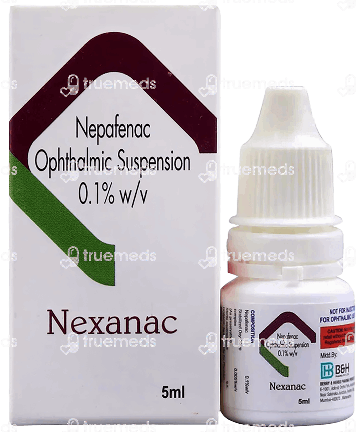 Nexanac 01 Eye Drop 5 Ml - Uses, Side Effects, Dosage, Price | Truemeds