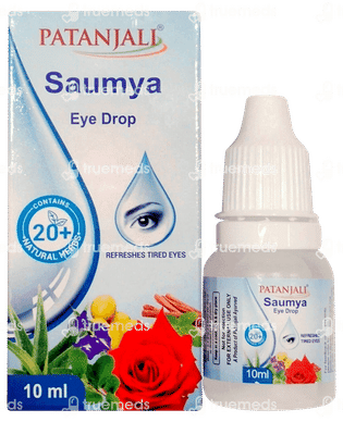 Patanjali Saumya Eye Drop 10 Ml - Uses, Side Effects, Dosage, Price | Truemeds
