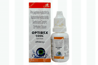 Optibex Cool Eye Drops 10 Ml - Uses, Side Effects, Dosage, Price | Truemeds