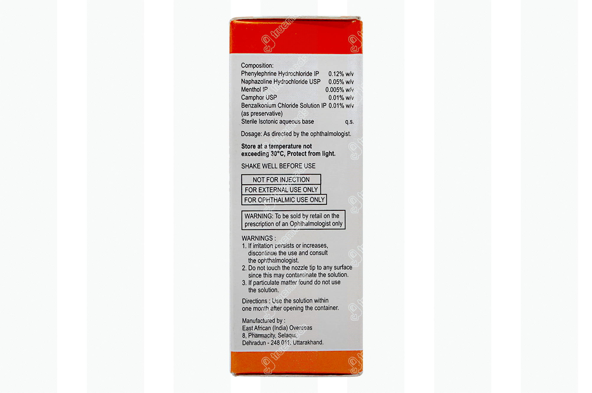 Optibex Cool Eye Drops 10 Ml - Uses, Side Effects, Dosage, Price | Truemeds