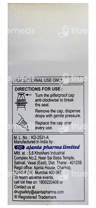 Ripatec T Eye Drop 5 Ml - Uses, Side Effects, Dosage, Price | Truemeds