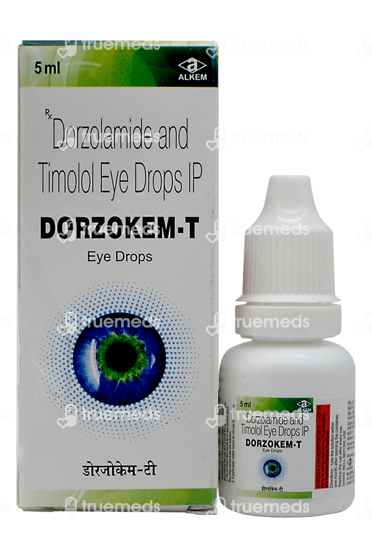 Dorzokem T Eye Drops 5 Ml - Uses, Side Effects, Dosage, Price | Truemeds