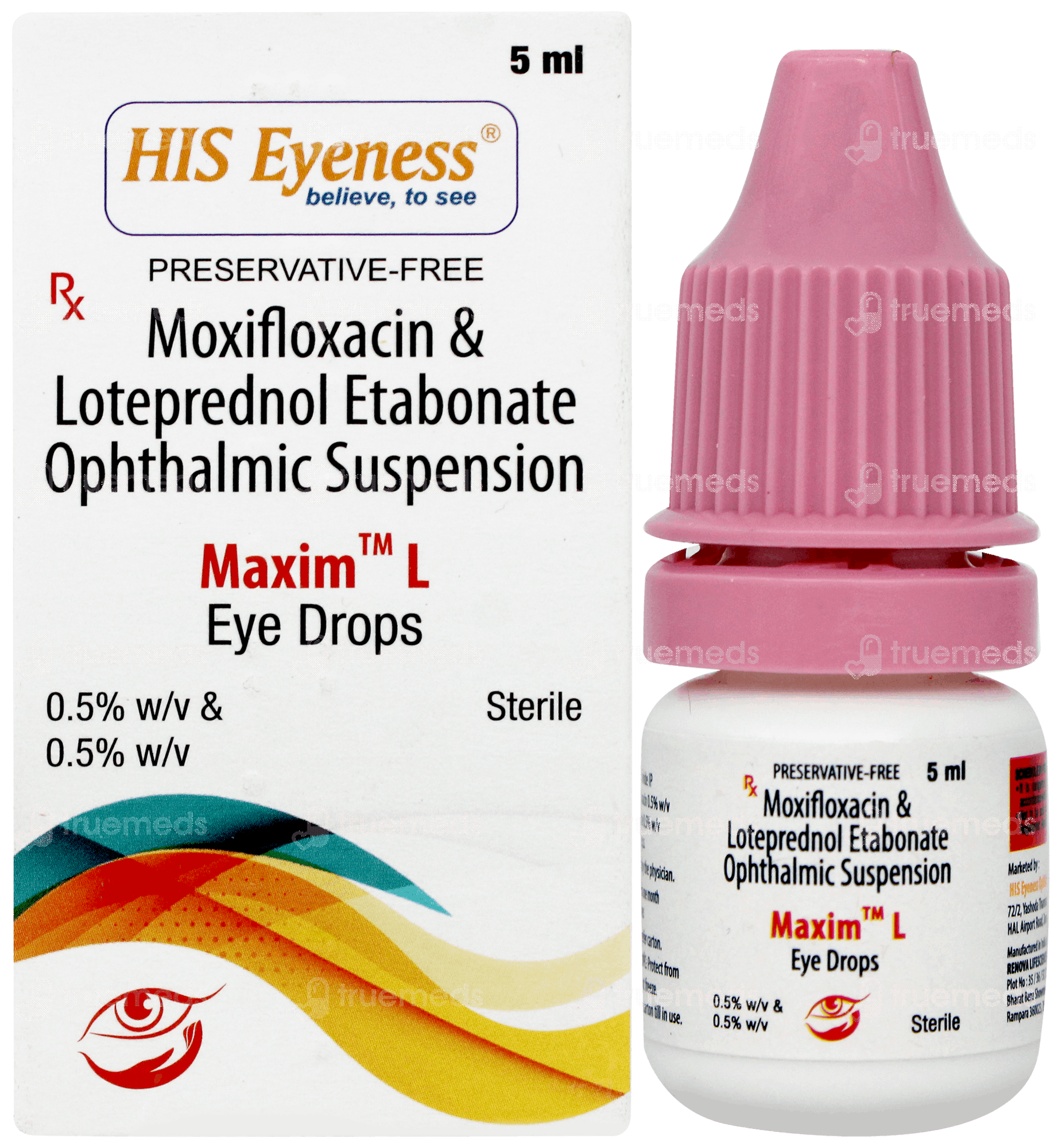 Maxim L Eye Drop 5 Ml - Uses, Side Effects, Dosage, Price | Truemeds