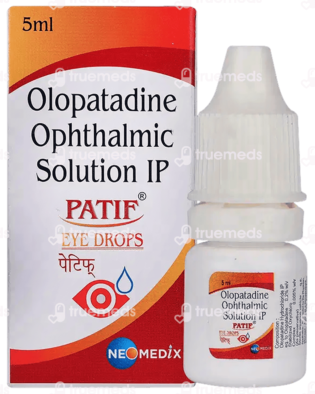 Patif 02 Eye Drop 5 Ml - Uses, Side Effects, Dosage, Price | Truemeds