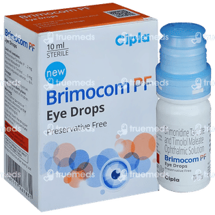Brimocom Pf Eye Drop 10 Ml - Uses, Side Effects, Dosage, Price | Truemeds