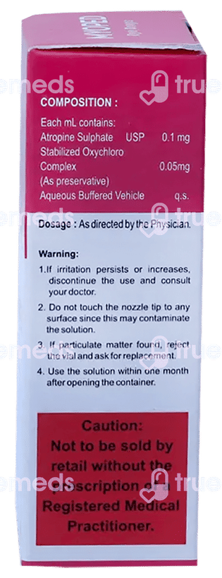 Myoped Eye Drops 5 Ml - Uses, Side Effects, Dosage, Price | Truemeds