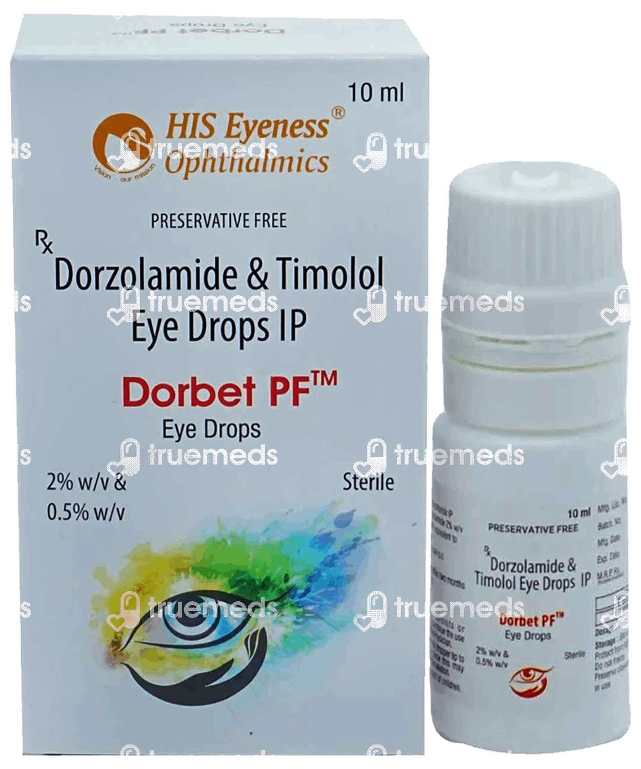 Dorbet Pf Eye Drop 10 Ml - Uses, Side Effects, Dosage, Price | Truemeds