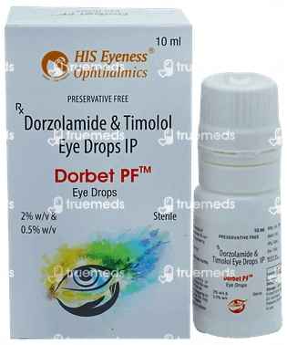 Dorbet Pf Eye Drop 10 Ml - Uses, Side Effects, Dosage, Price | Truemeds