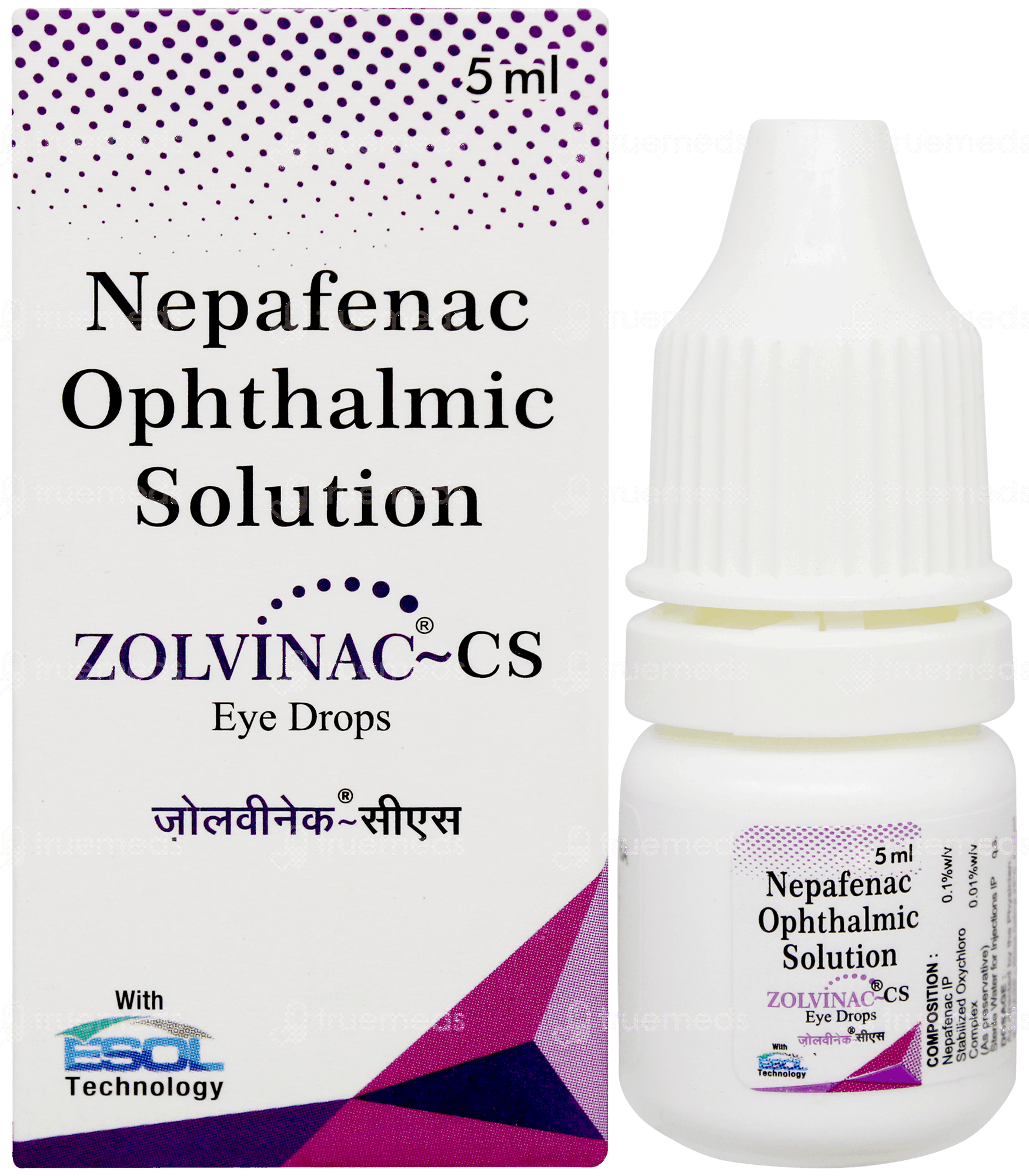 Zolvinac Cs Eye Drop 5 Ml - Uses, Side Effects, Dosage, Price | Truemeds