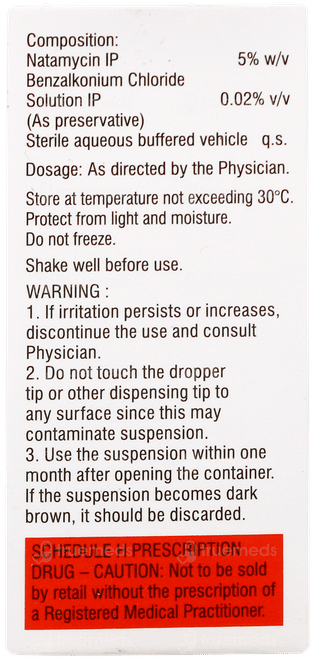 Natamet 5 Eye Drop 5 Ml - Uses, Side Effects, Dosage, Price | Truemeds