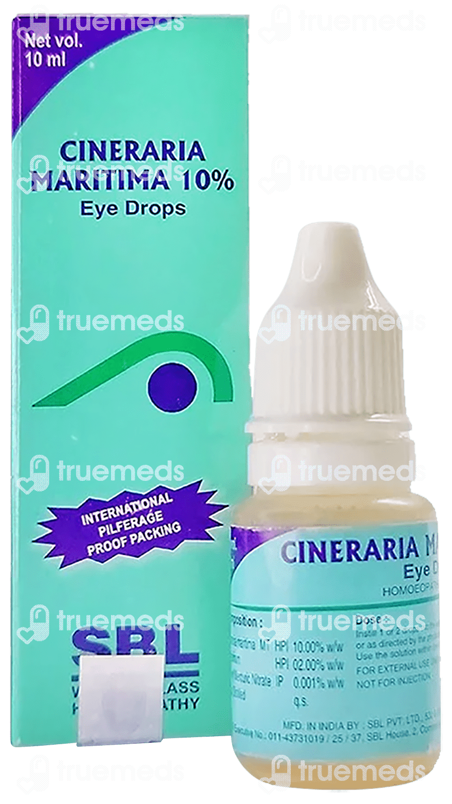Sbl Cineraria Maritima Euphrasia Eye Drop 10 Ml - Uses, Side Effects, Dosage, Price | Truemeds