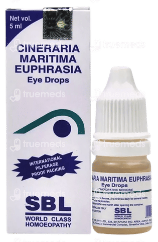 Sbl Cineraria Maritima Euphrasia Eye Drop 5 Ml - Uses, Side Effects, Dosage, Price | Truemeds