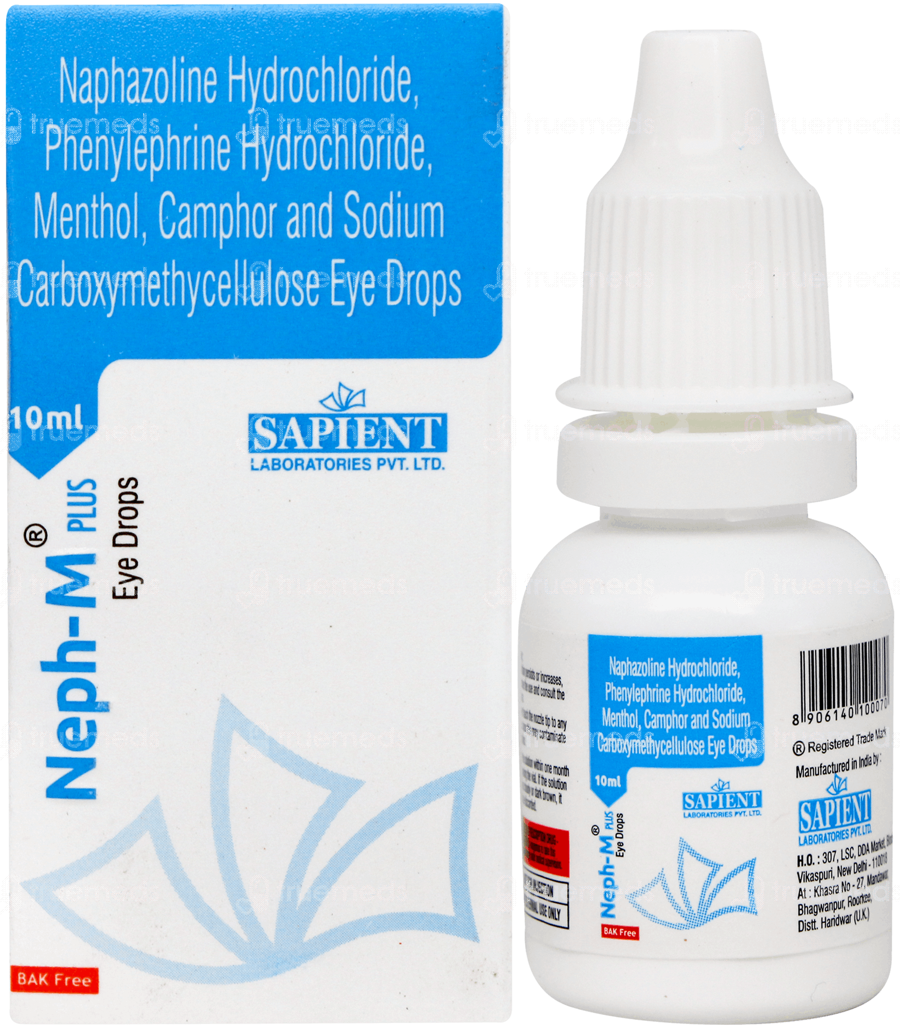 Neph M Plus Eye Drop 10 Ml - Uses, Side Effects, Dosage, Price | Truemeds