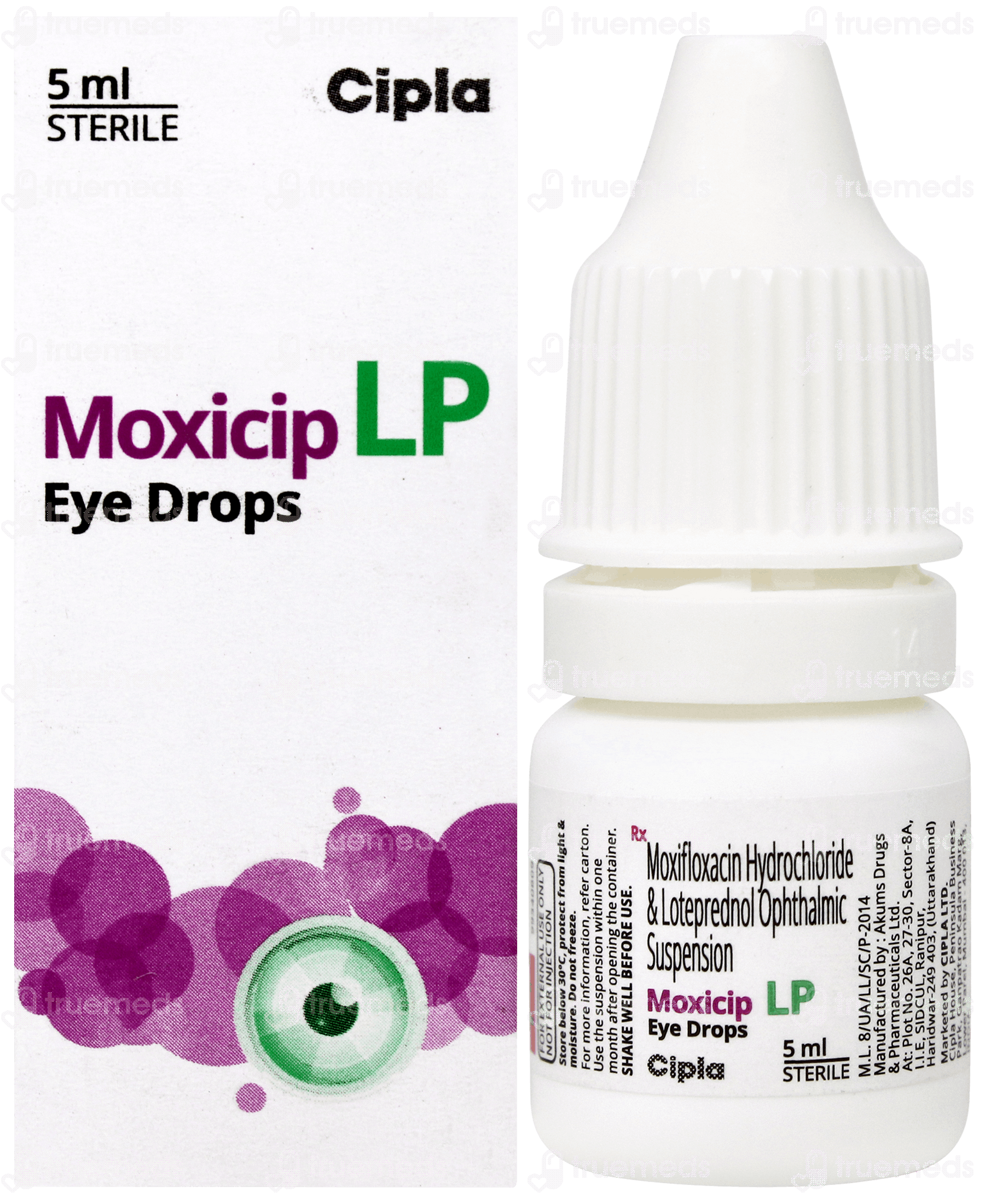 Moxicip Lp Eye Drop 5 Ml - Uses, Side Effects, Dosage, Price | Truemeds