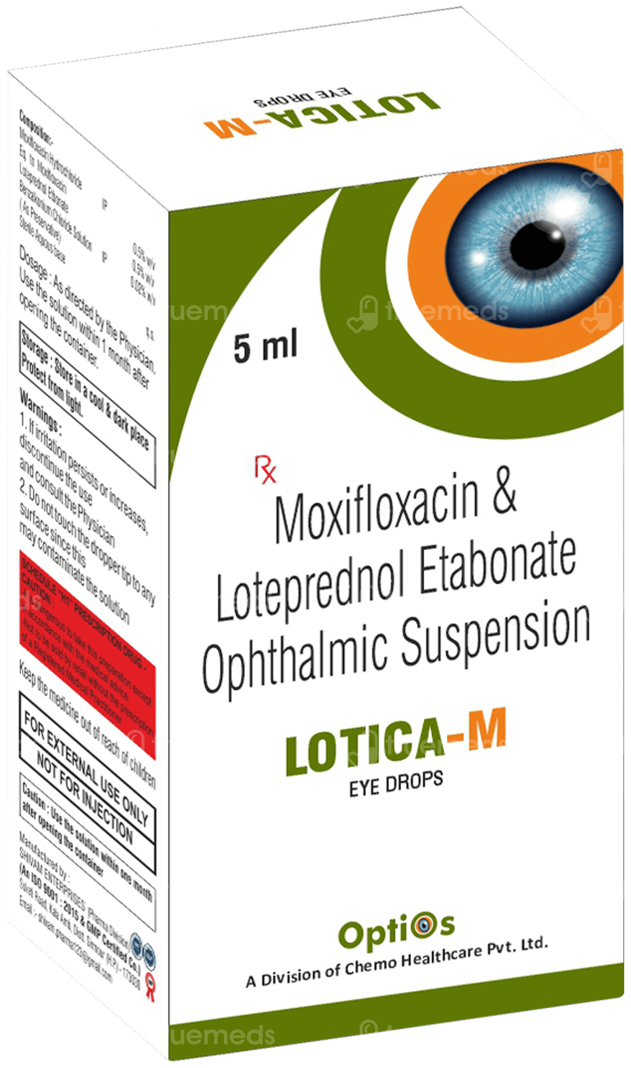 Lotica M Eye Drops 5 Ml - Uses, Side Effects, Dosage, Price | Truemeds