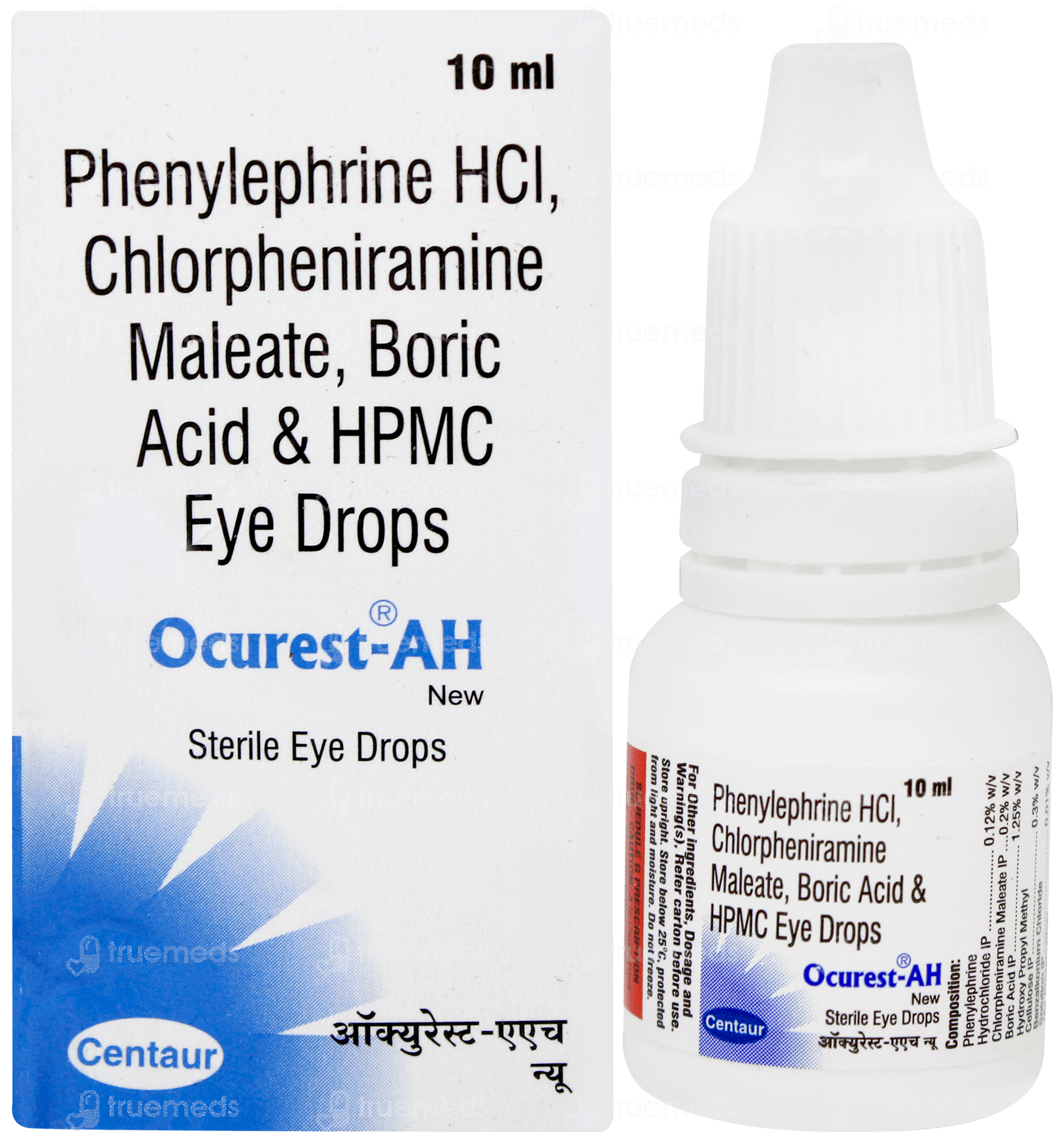 Ocurest Ah New Eye Drops 10ml - Uses, Side Effects, Dosage, Price ...