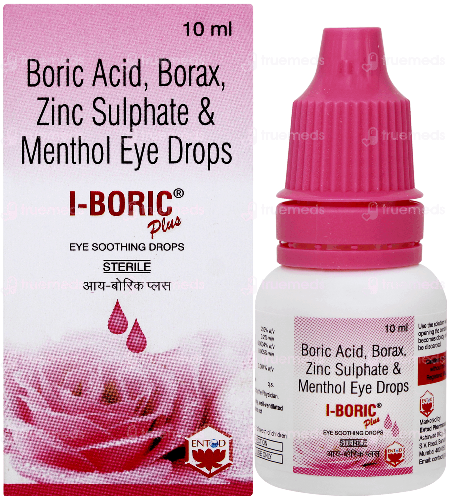 I Boric Plus Eye Drops 10ml - Uses, Side Effects, Dosage, Price | Truemeds