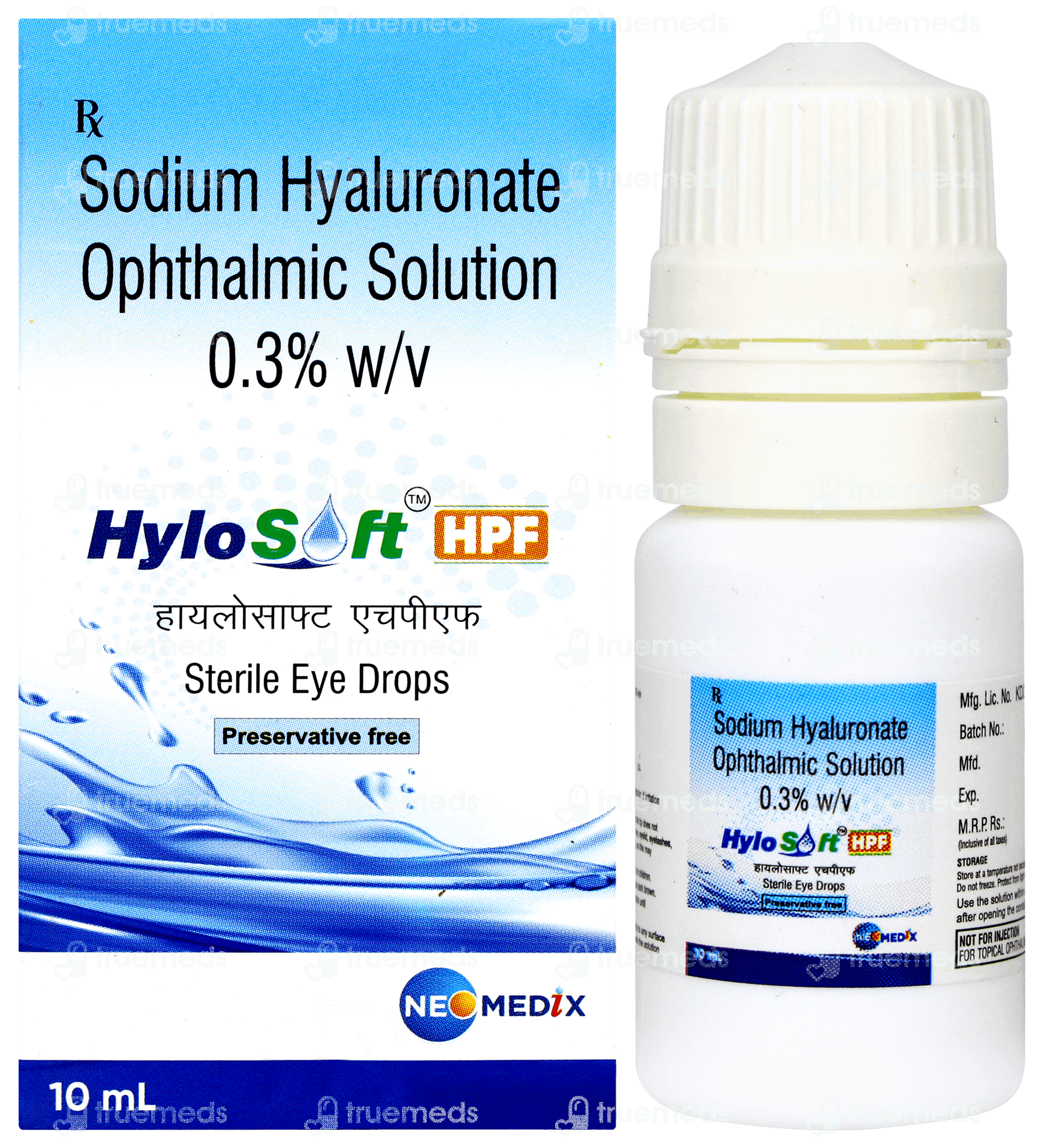 Hylosoft Hpf Eye Drops 10ml - Uses, Side Effects, Dosage, Price | Truemeds
