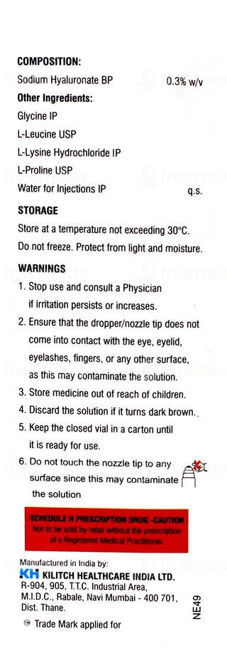 Hylosoft Hpf Eye Drops 10ml - Uses, Side Effects, Dosage, Price | Truemeds