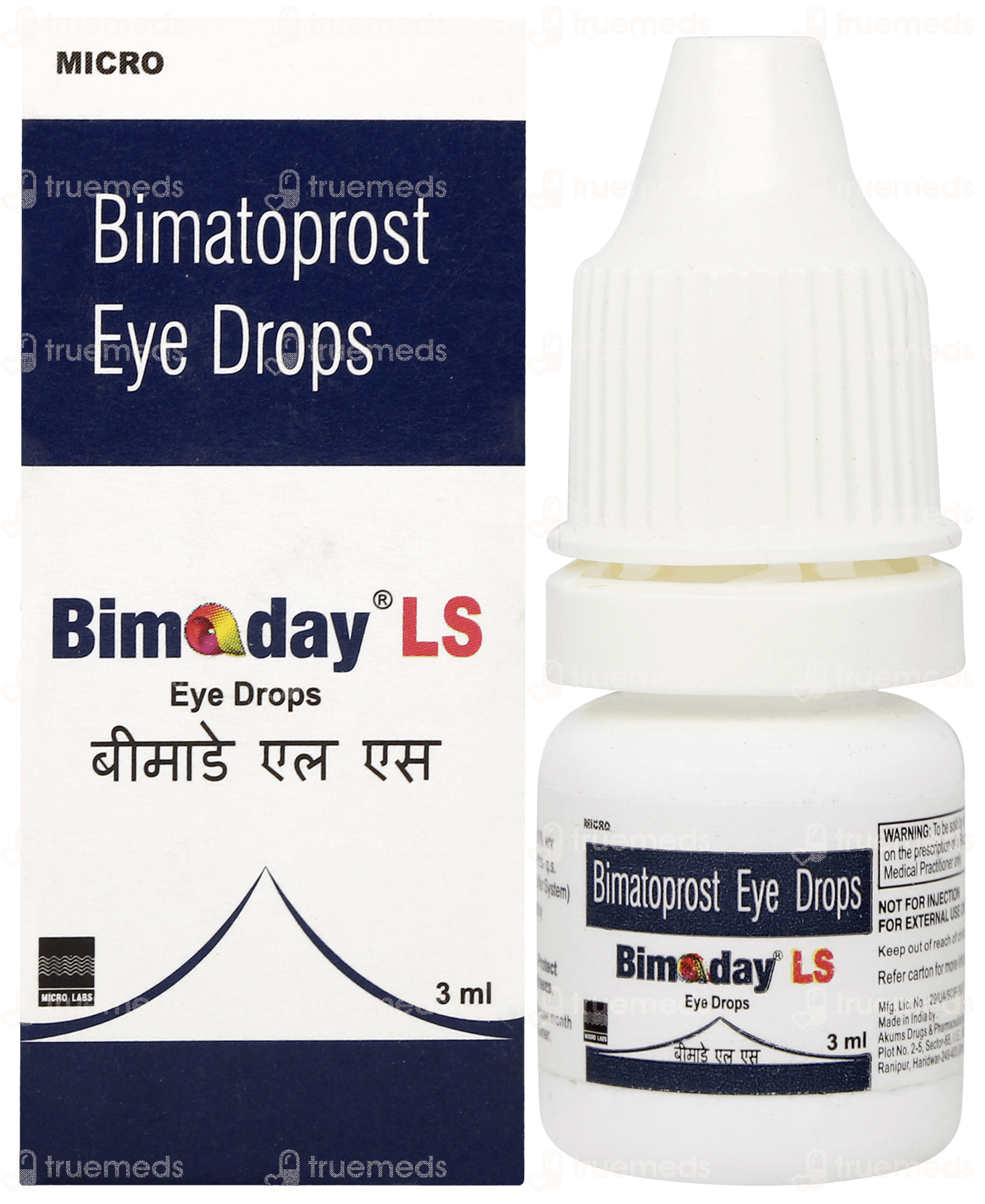 Bimaday Ls Eye Drops 3ml - Uses, Side Effects, Dosage, Price | Truemeds