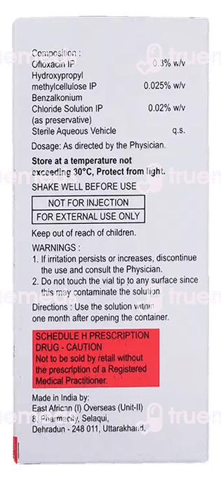 Oflokem Eyeear Drops 10 Ml - Uses, Side Effects, Dosage, Price | Truemeds