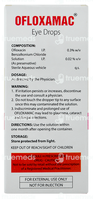 Ofloxamac 0.3% Eye Drops 10 ML | Order Ofloxamac 0.3% Eye Drops 10 ML ...