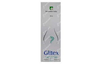 Glitex Facewash 70 Gm - Uses, Side Effects, Dosage, Price | Truemeds