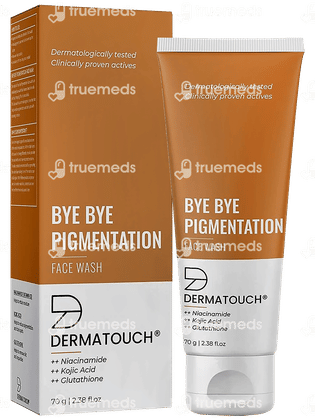 Dermatouch Bye Bye Pigmentation Face Wash 70 Gm - Uses, Side Effects ...