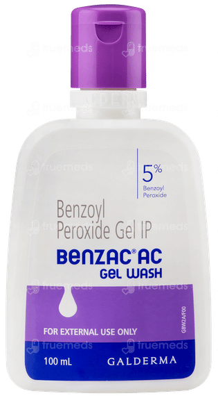 Benzac Ac Gel Wash 100 Ml - Uses, Side Effects, Dosage, Price | Truemeds