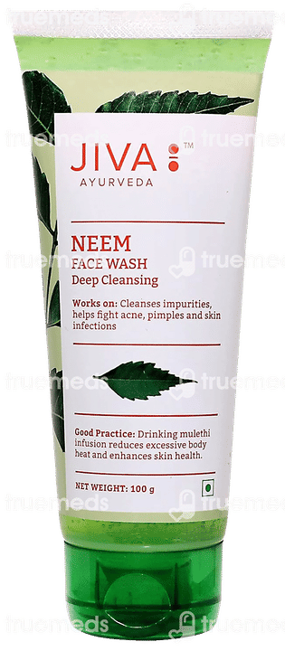 Jiva Neem Face Wash 100 Gm - Uses, Side Effects, Dosage, Price | Truemeds