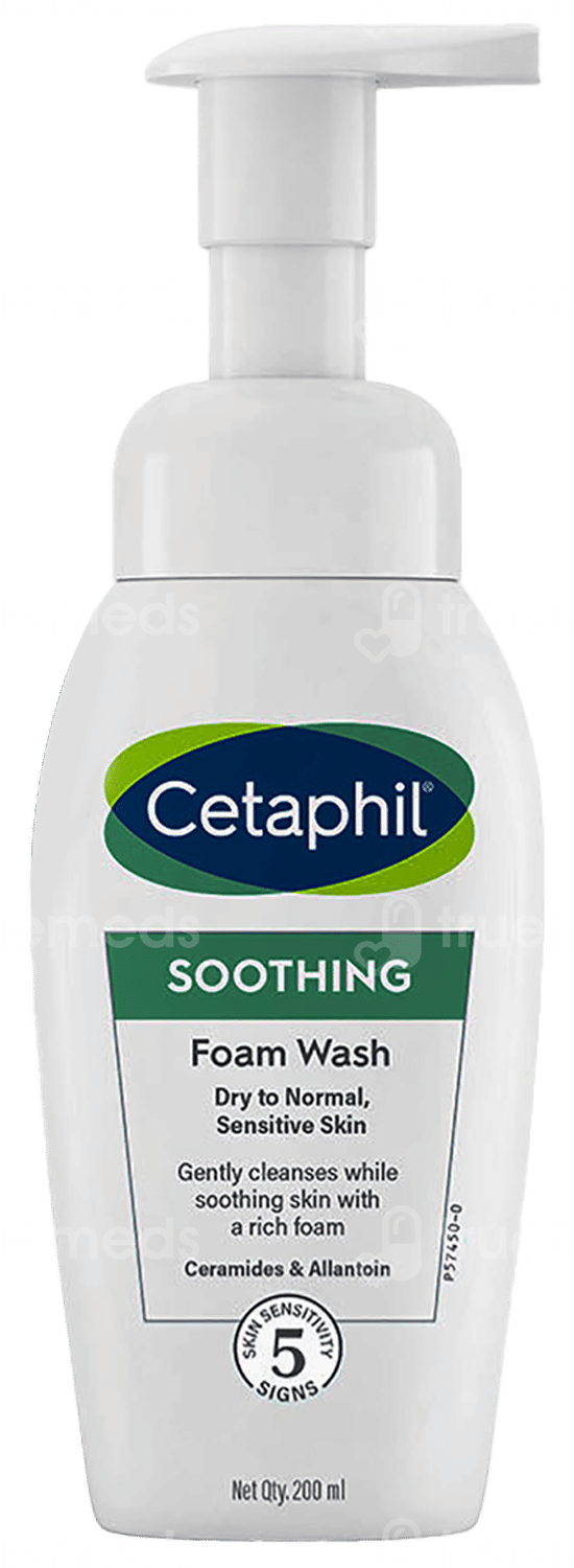 Cetaphil Soothing Foam Wash 200ml - Uses, Side Effects, Dosage, Price ...
