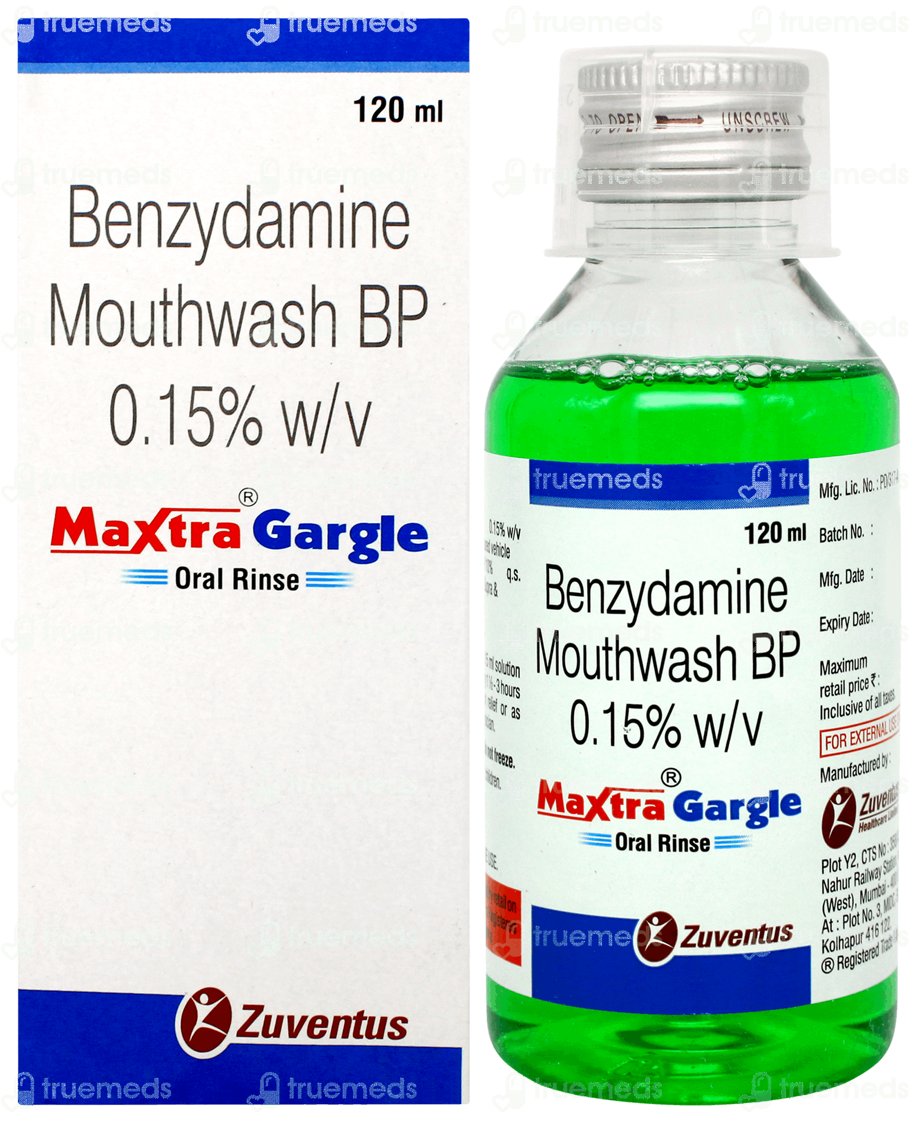 Maxtra Gargle Oral Rinse 120 Ml - Uses, Side Effects, Dosage, Price ...