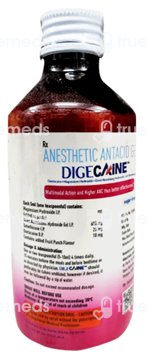 Digecaine 10/600/300/25 MG Gel 170 ML | Order Digecaine 10/600/300/25 ...