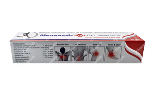 Monogesic Plus Gel 30 Gm - Uses, Side Effects, Dosage, Price | Truemeds