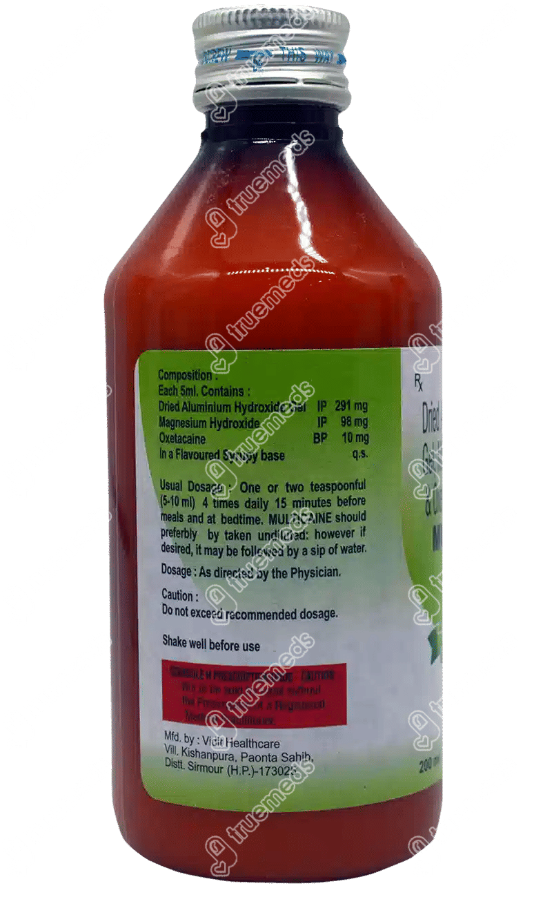 Multicaine Gel 200 ML - Uses, Side Effects, Dosage, Price | Truemeds