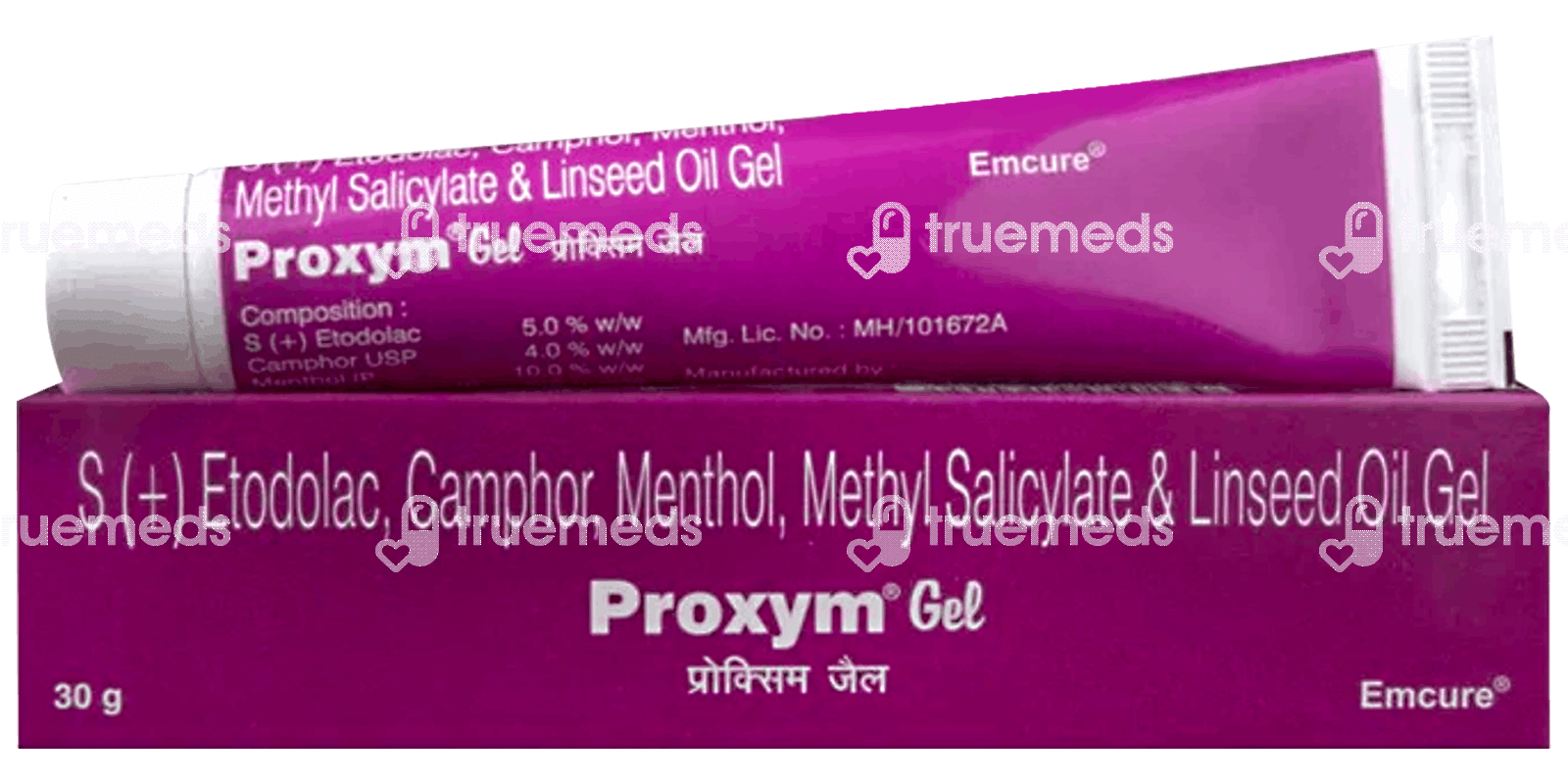 Proxym Gel 30 Gm - Uses, Side Effects, Dosage, Price | Truemeds
