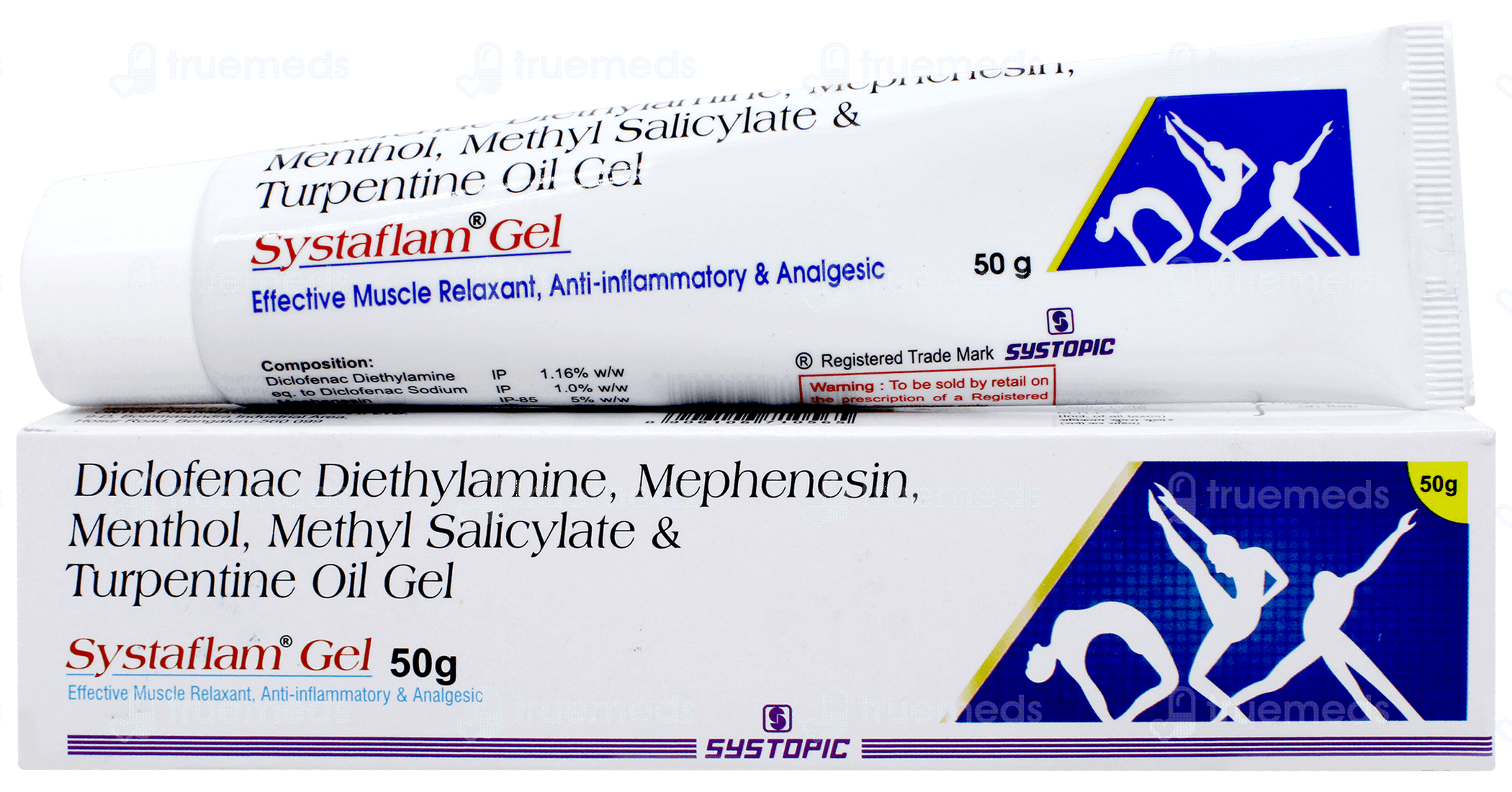 Systaflam 1% Gel 50 GM | Order Systaflam 1 % Gel 50 GM Online at Truemeds