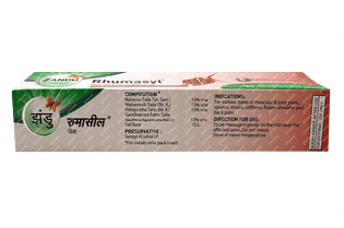 Zandu Rhumasyl Gel 30 Gm - Uses, Side Effects, Dosage, Price | Truemeds