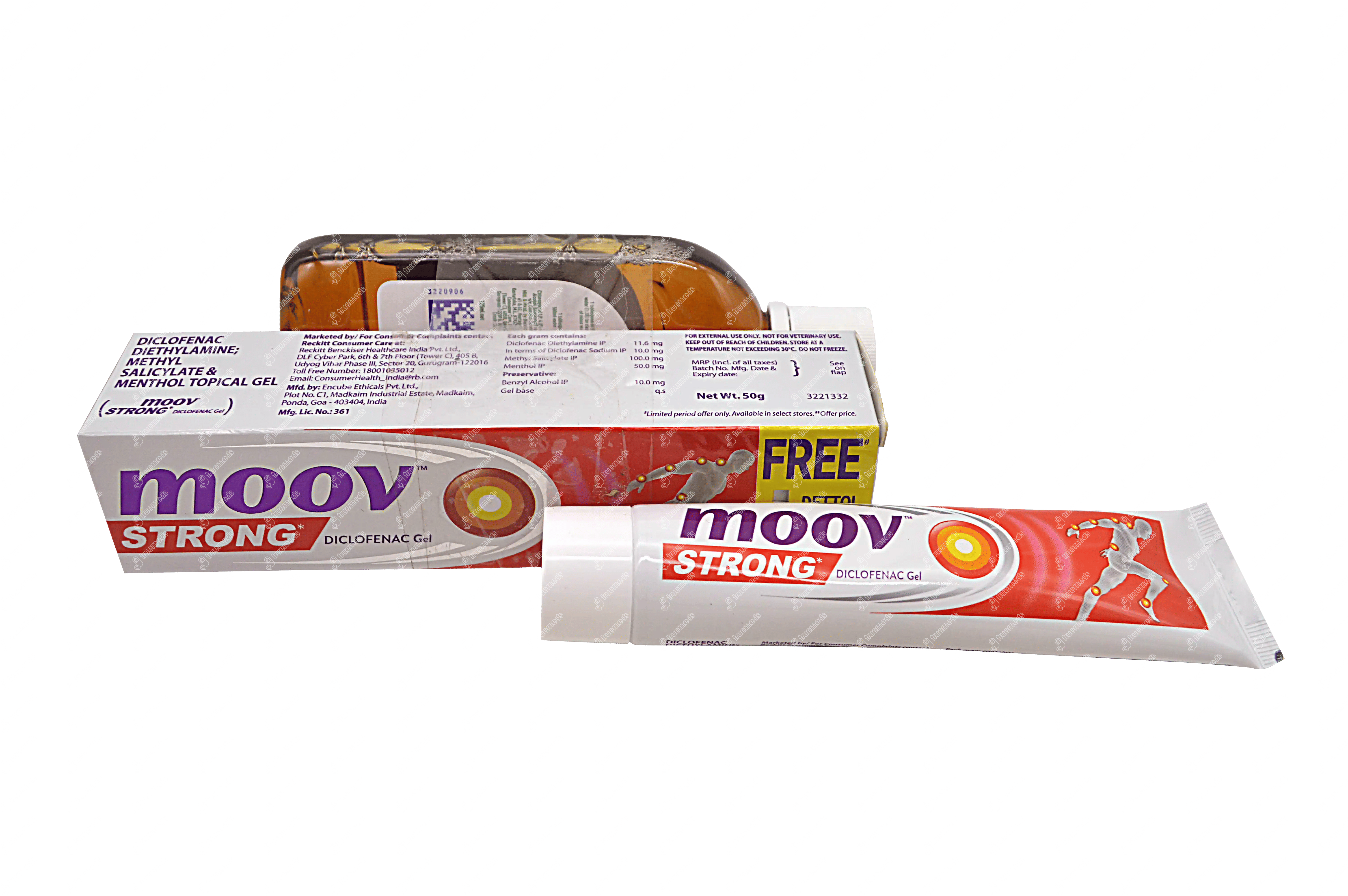 Moov Strong Gel 50 Gm - Uses, Side Effects, Dosage, Price | Truemeds