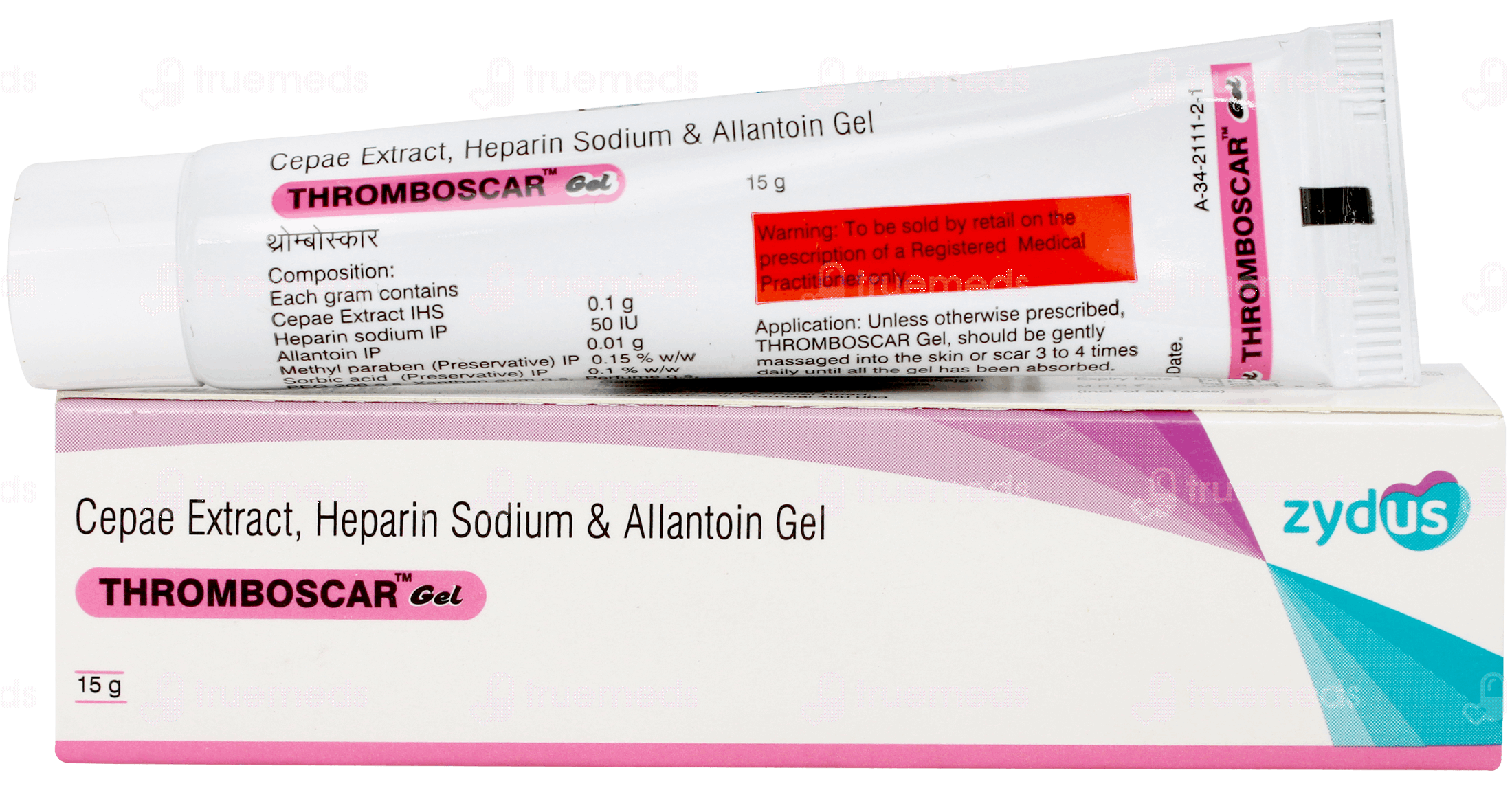 Thromboscar Gel 15 GM | Order Thromboscar Gel 15 GM Online at Truemeds