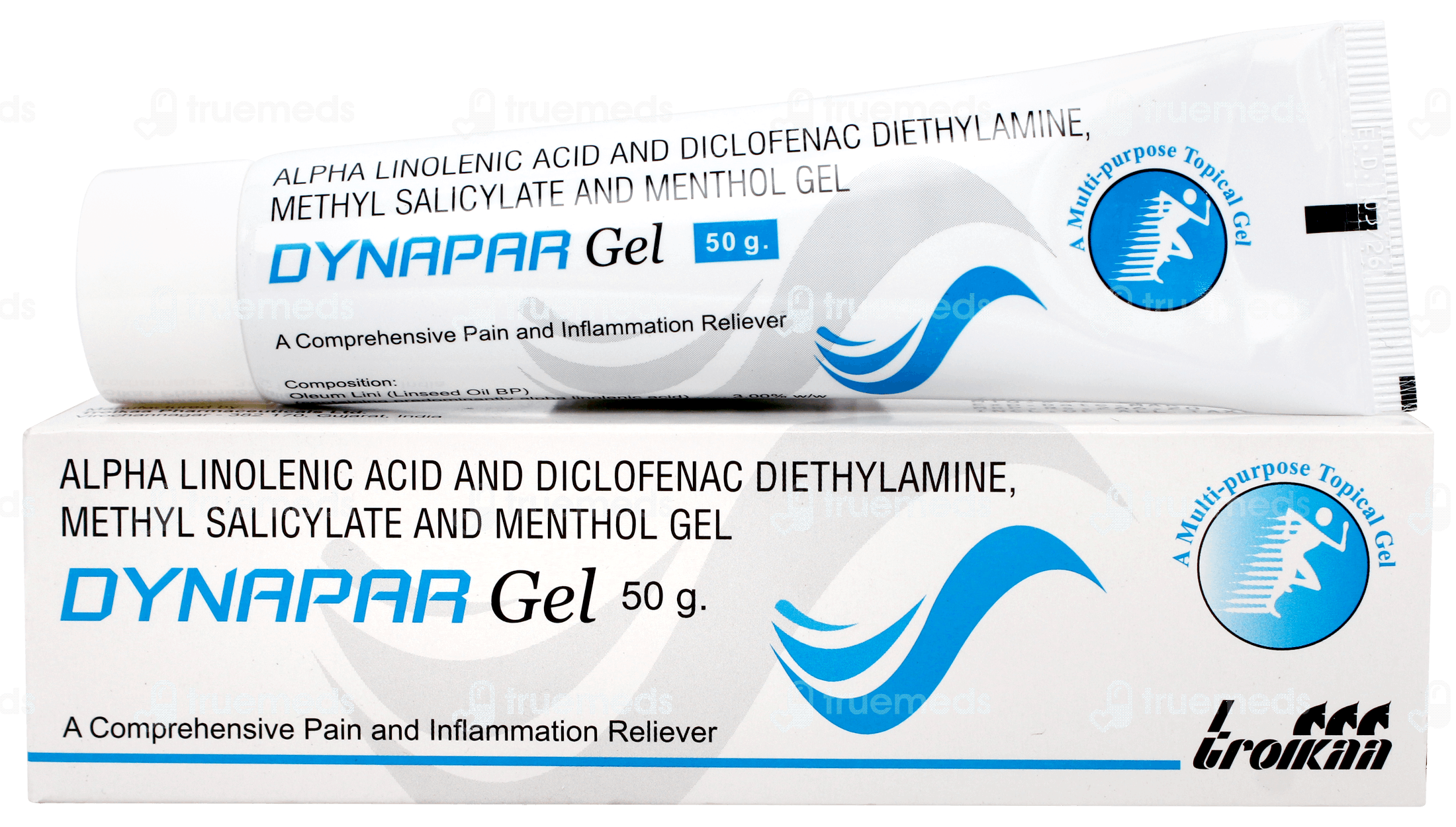 Dynapar 1 Gel 50 Gm - Uses, Side Effects, Dosage, Price | Truemeds
