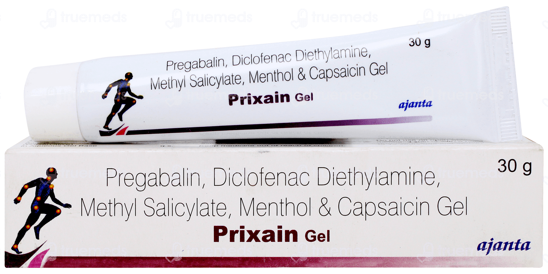 Prixain Gel 30 Gm - Uses, Side Effects, Dosage, Price | Truemeds