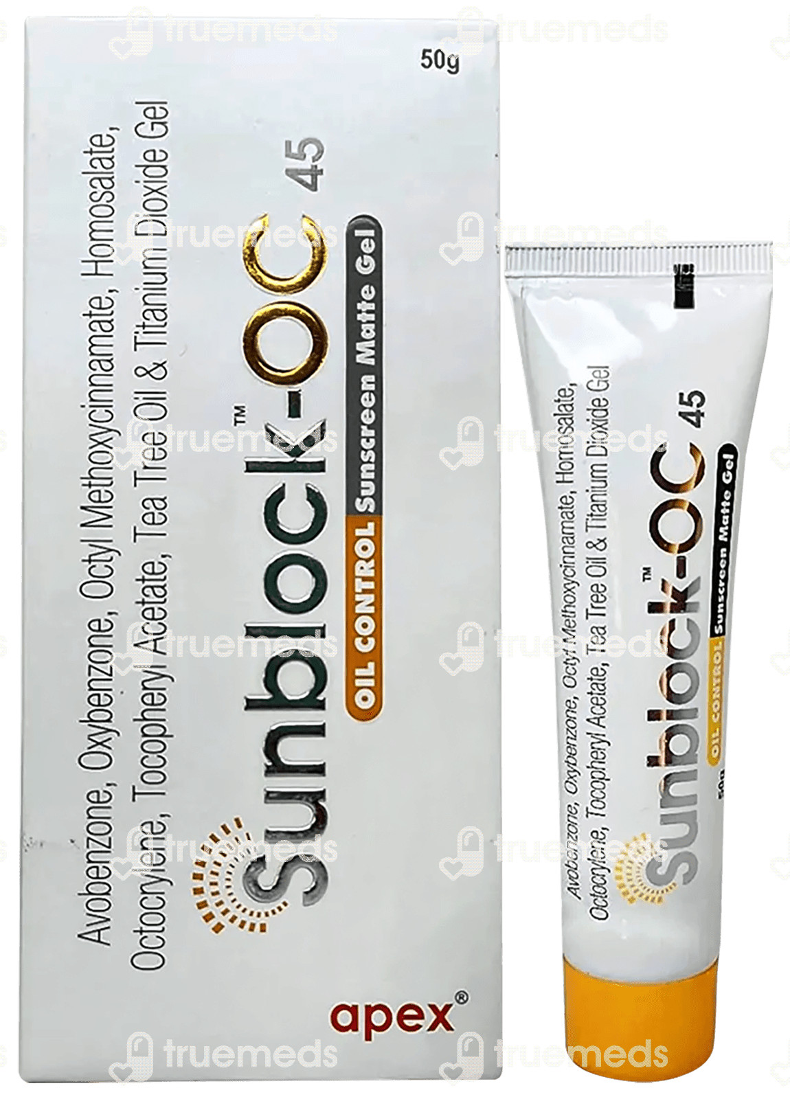 Sunblock Oc 45 Oil Control Matte Gel 50 Gm - Uses, Side Effects, Dosage ...