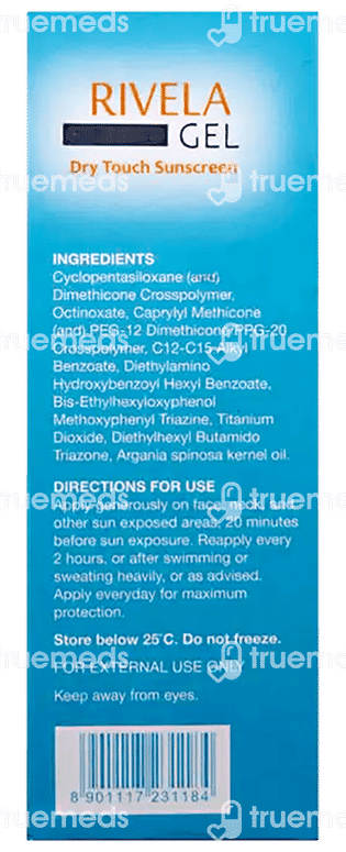 Rivela Dry Touch Spf 30 Sunscreen Gel 60 Gm - Uses, Side Effects ...